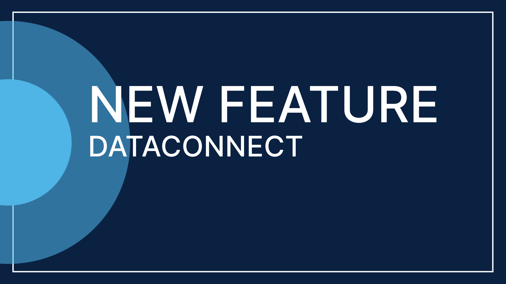 New Feature: DataConnect - Sonar Software